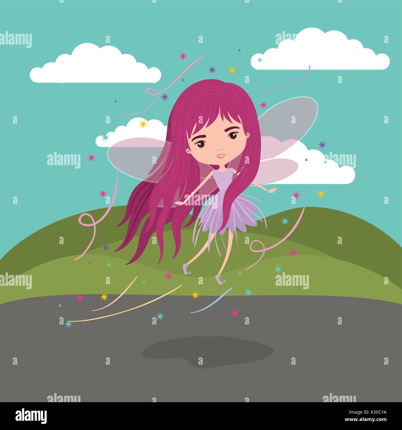 Imaginary view Stock Vector Images - Alamy
