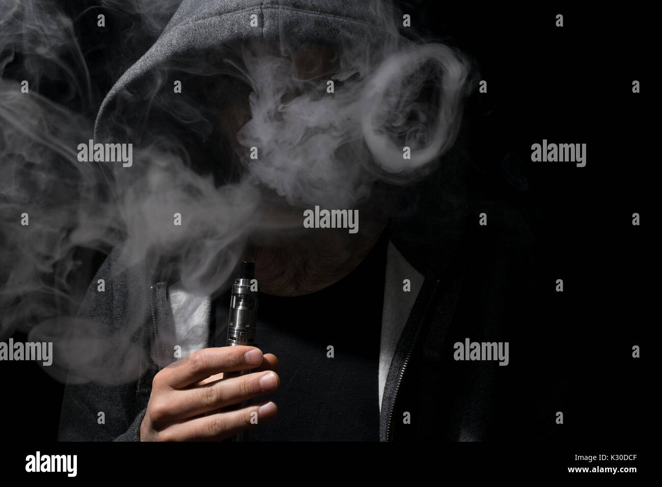 Vaping old man hi-res stock photography and images - Alamy