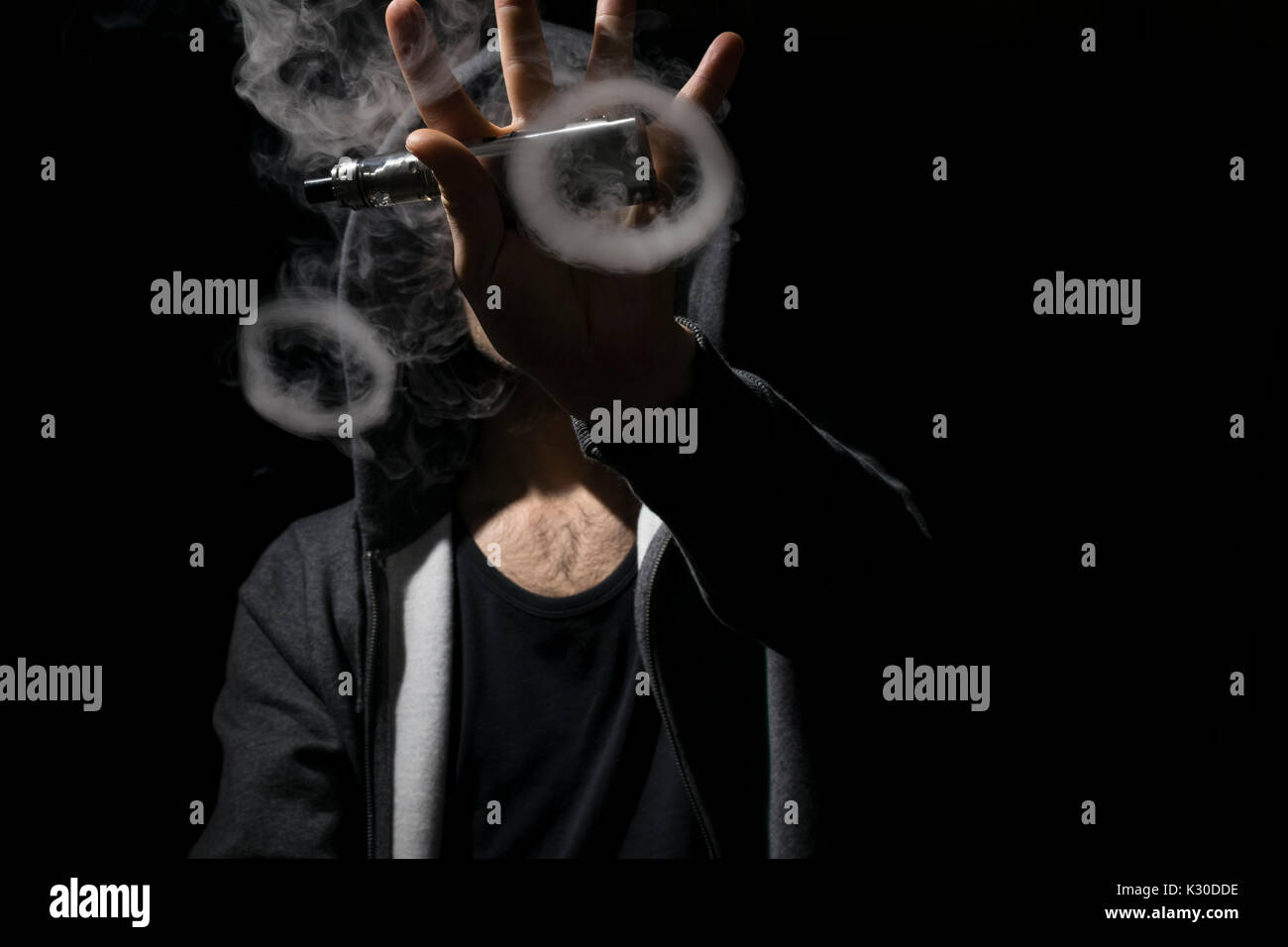 Vaping old man hi-res stock photography and images - Alamy