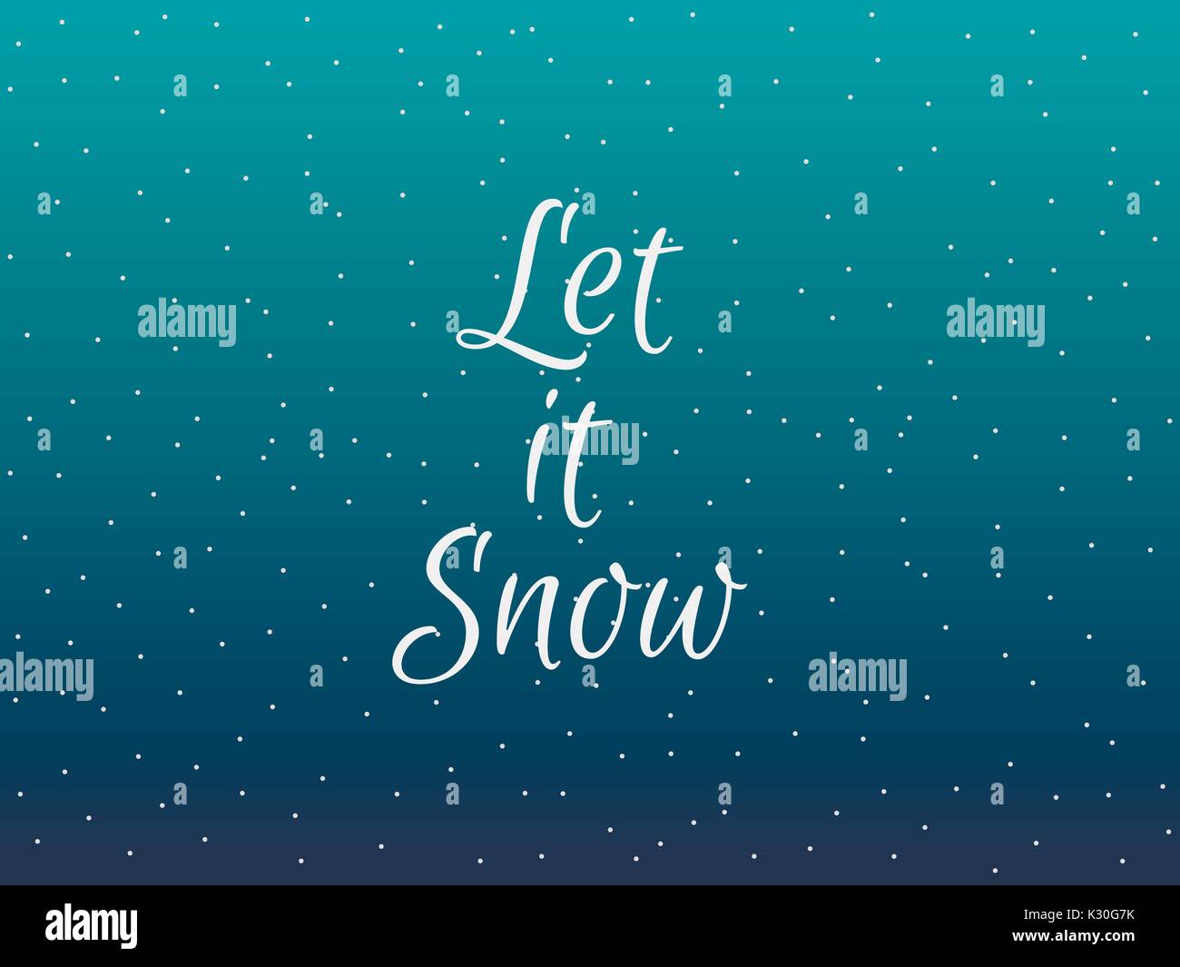 Let it snow vector vectors hi-res stock photography and images - Alamy