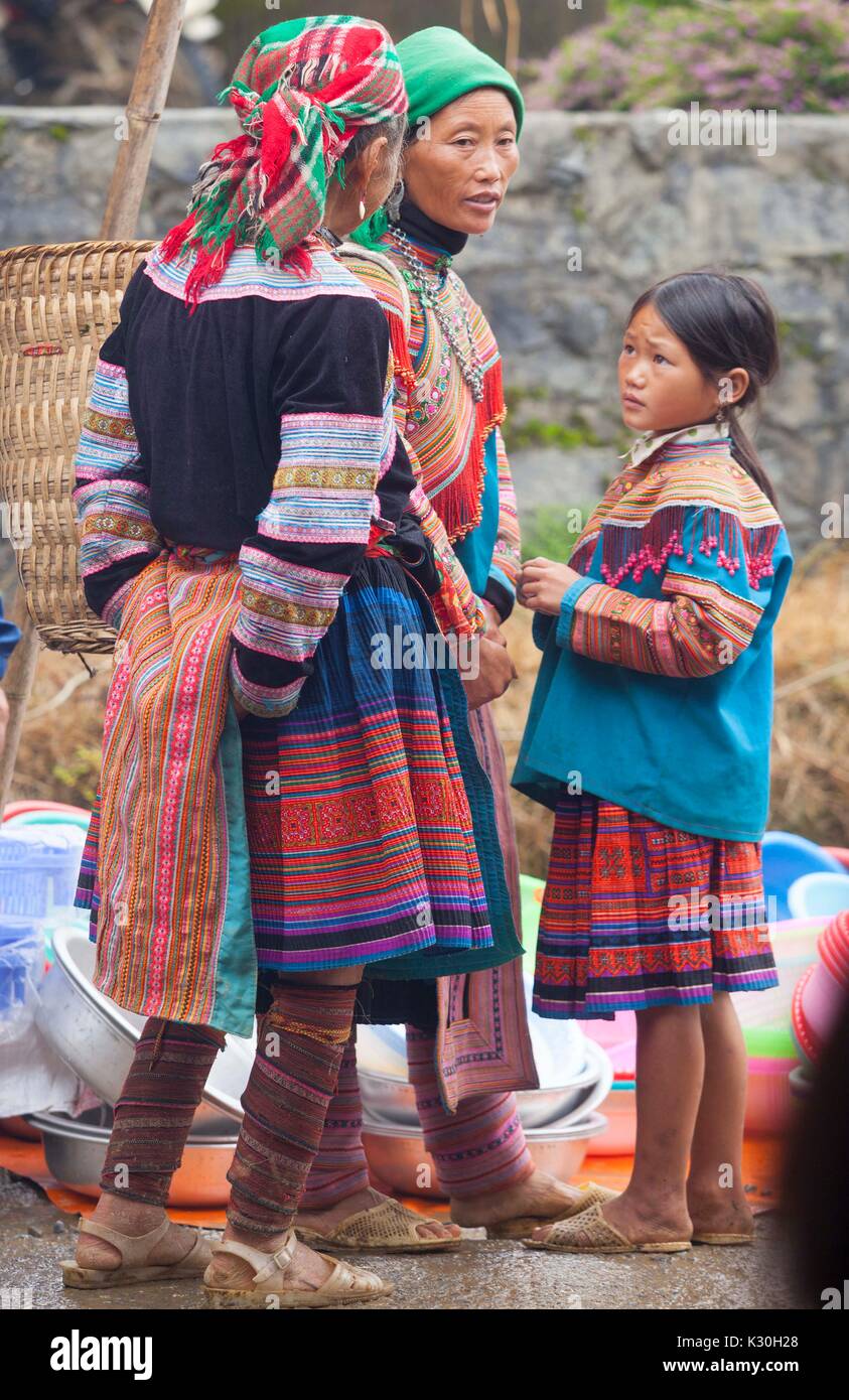 Ethnic group in Vietnam Stock Photo - Alamy