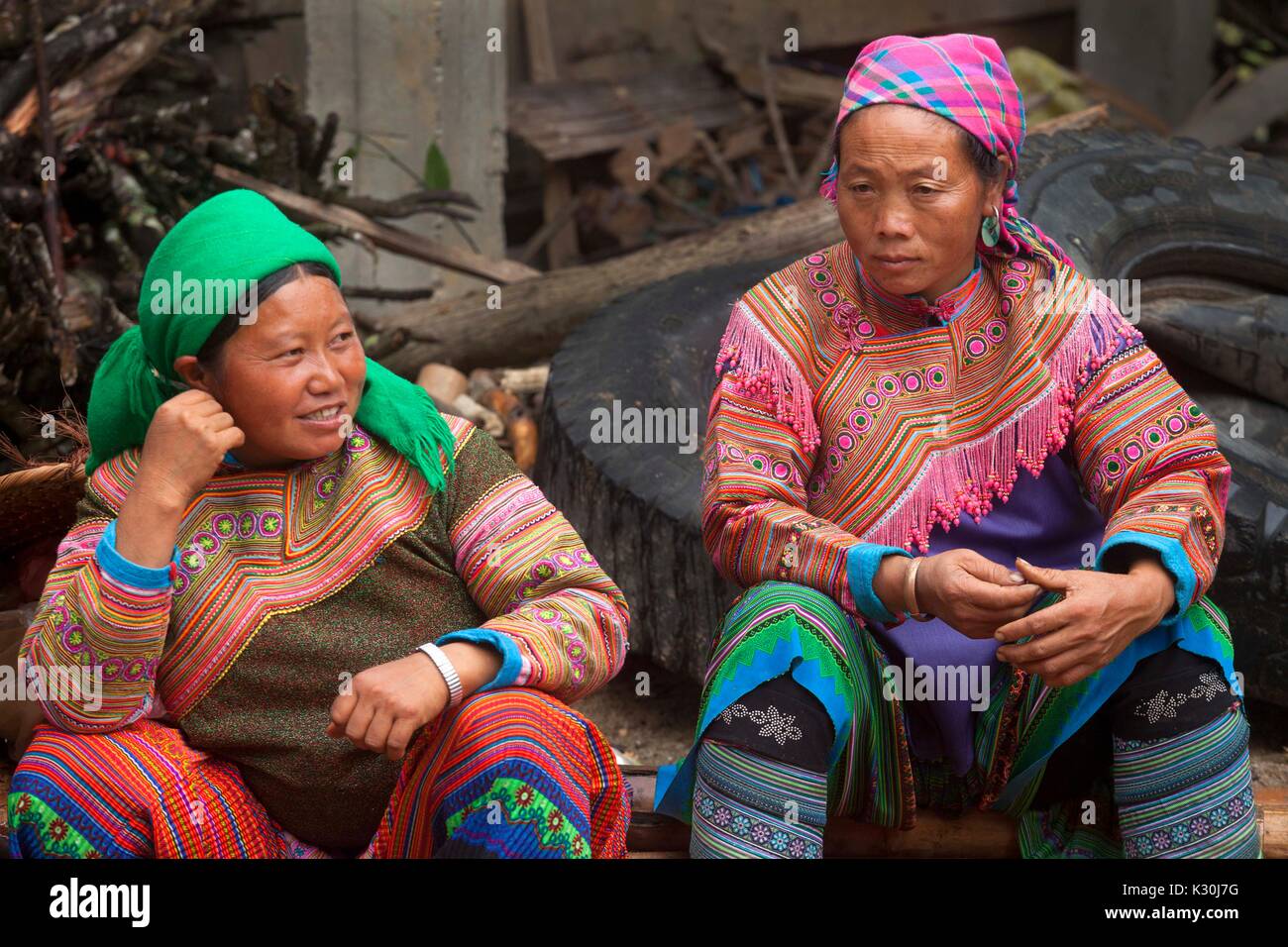 Ethnic group in Vietnam Stock Photo - Alamy