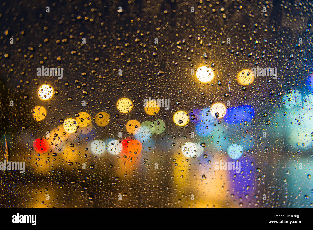 Night view from car window hi-res stock photography and images - Alamy