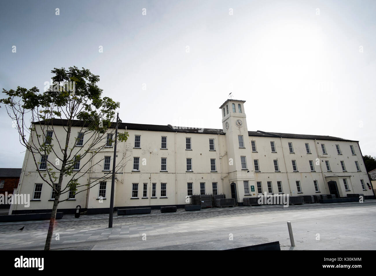 A view of Ebrington Square in Derry / Londonderry, Northern Ireland ...