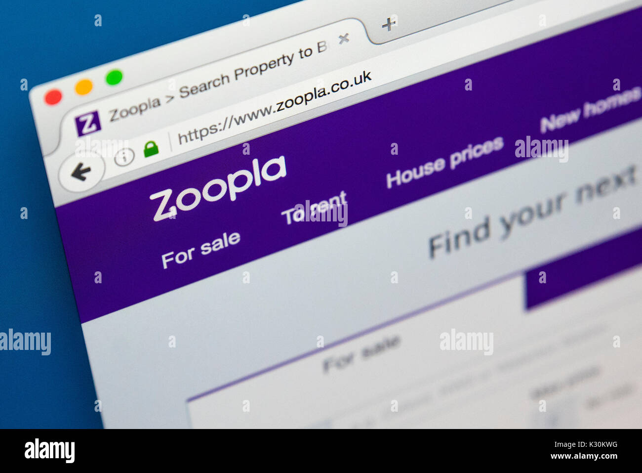 Zoopla sign hi-res stock photography and images - Alamy