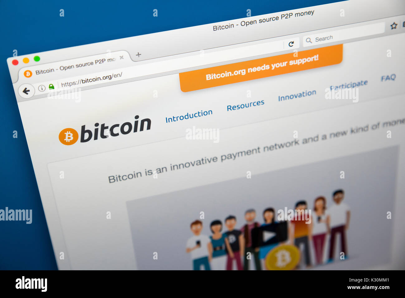 LONDON, UK - AUGUST 10TH 2017: The homepage of the official website for ...