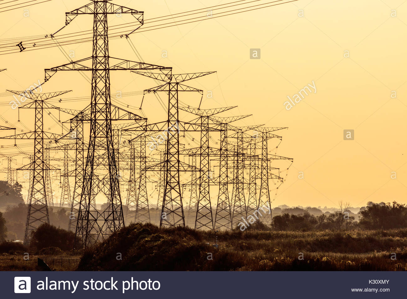 Energy Wires High Resolution Stock Photography and Images - Alamy