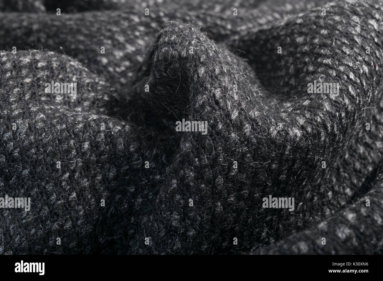 crumpled gray cotton fabric, textile background Stock Photo - Alamy