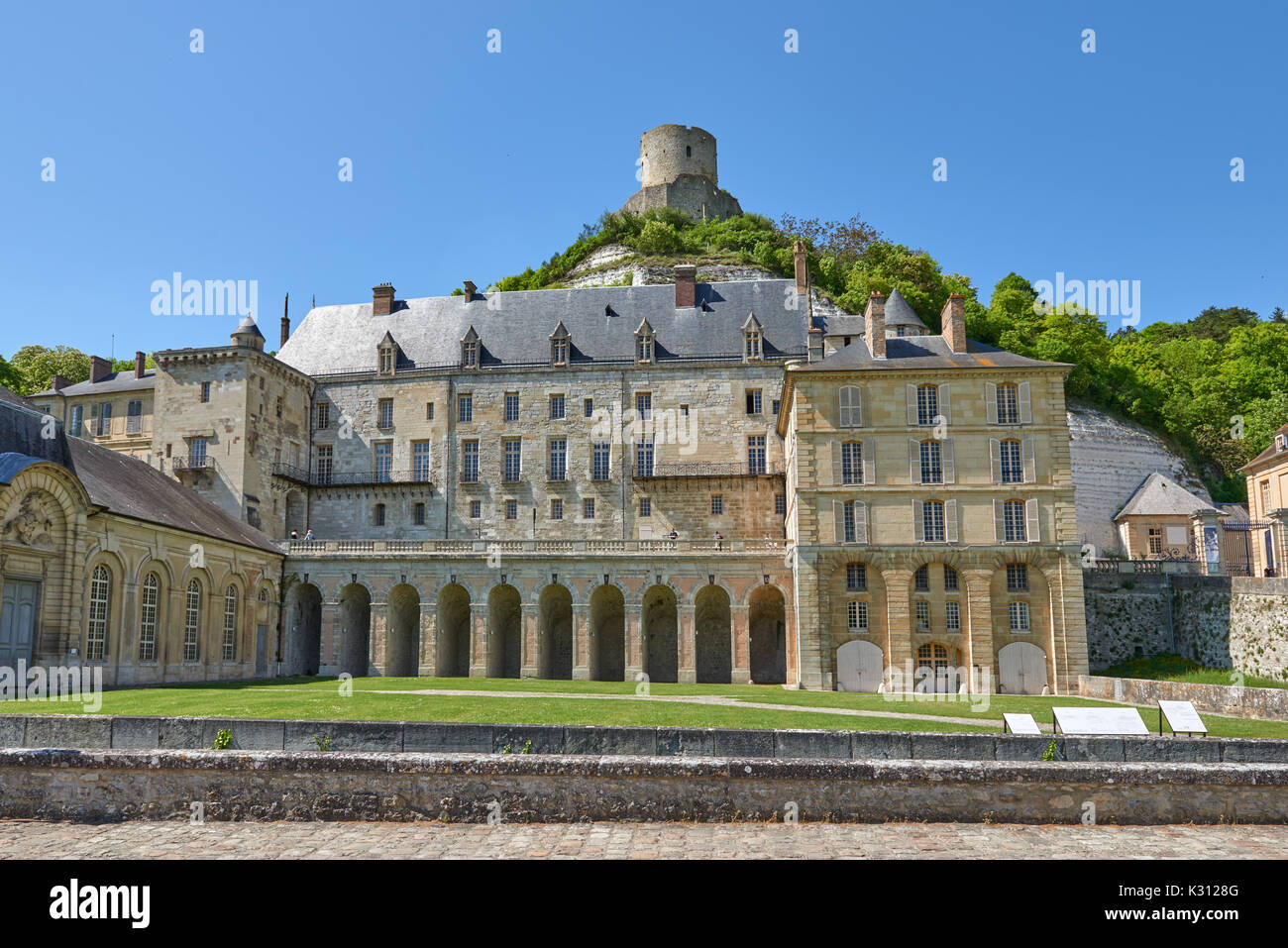 Château de La Roche-Guyon, France Stock Photo - Alamy