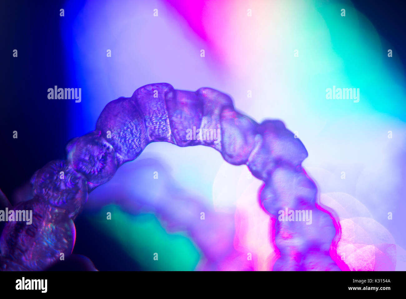 Invisible teeth retainers orthodontic brackets. Plastic modern ...