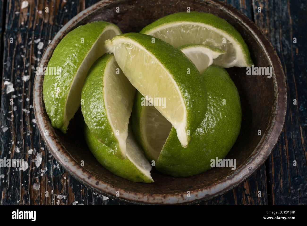 Lime wedges hi-res stock photography and images - Alamy