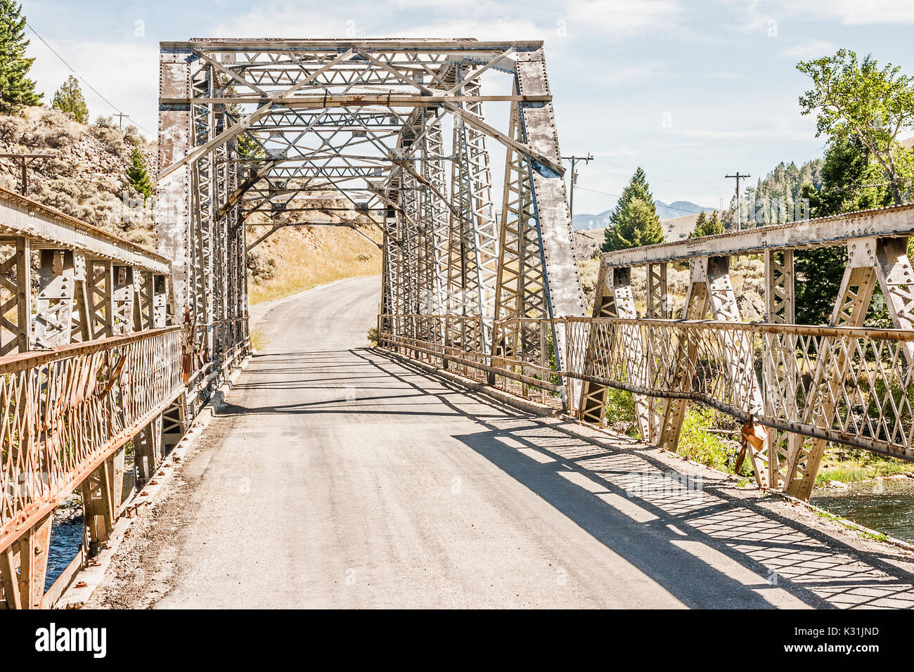 Warren truss bridges hi-res stock photography and images - Alamy