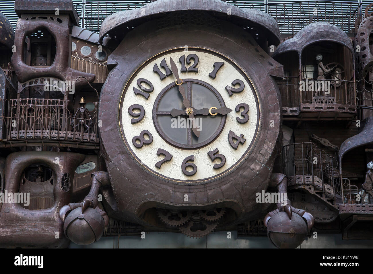 Giant Ghibli Miyazaki Clock - The sheer size of the giant clock is ...
