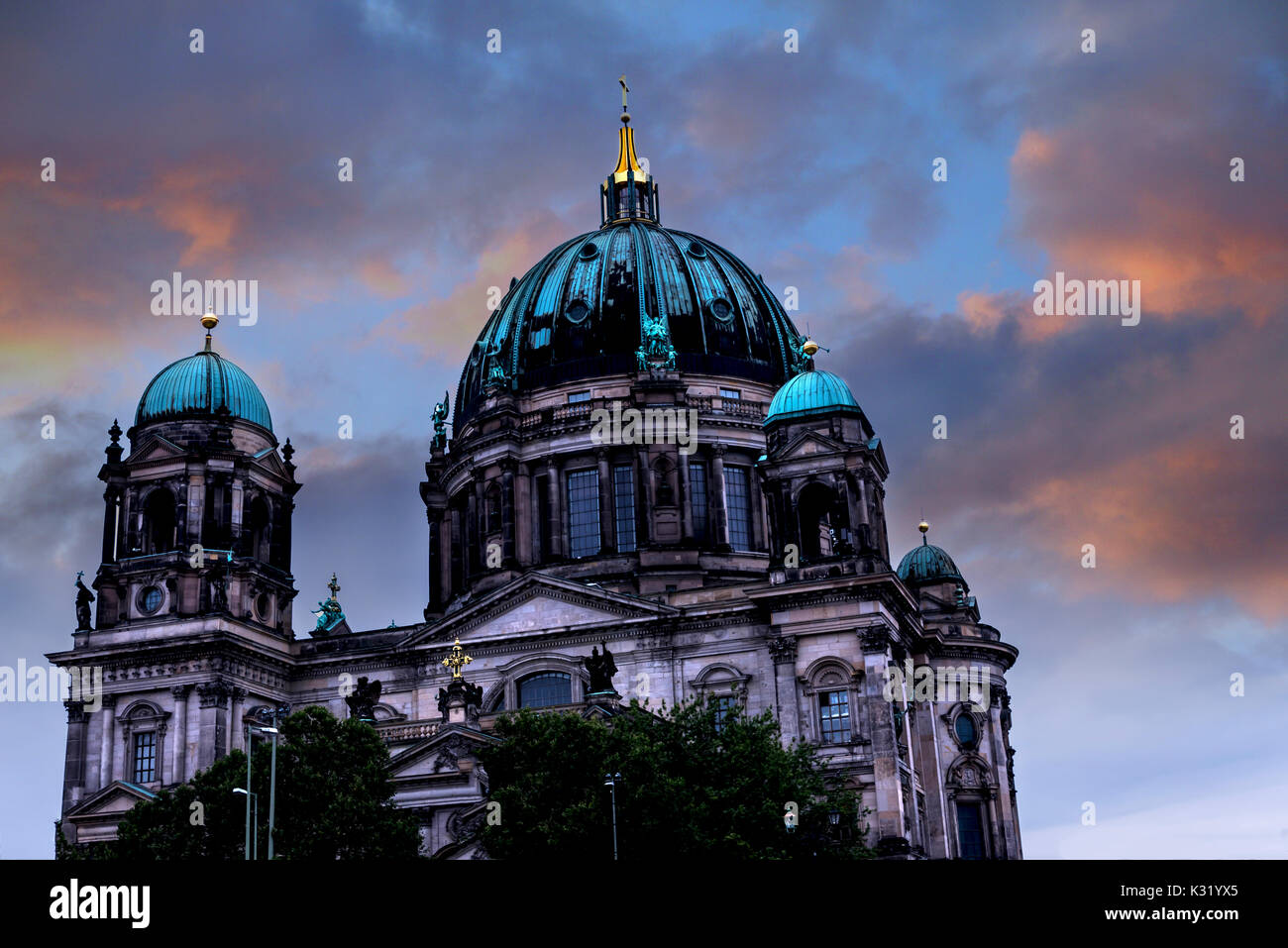 The Deutscher Dom which is the Protestant Cathedral in Berlin Germany ...