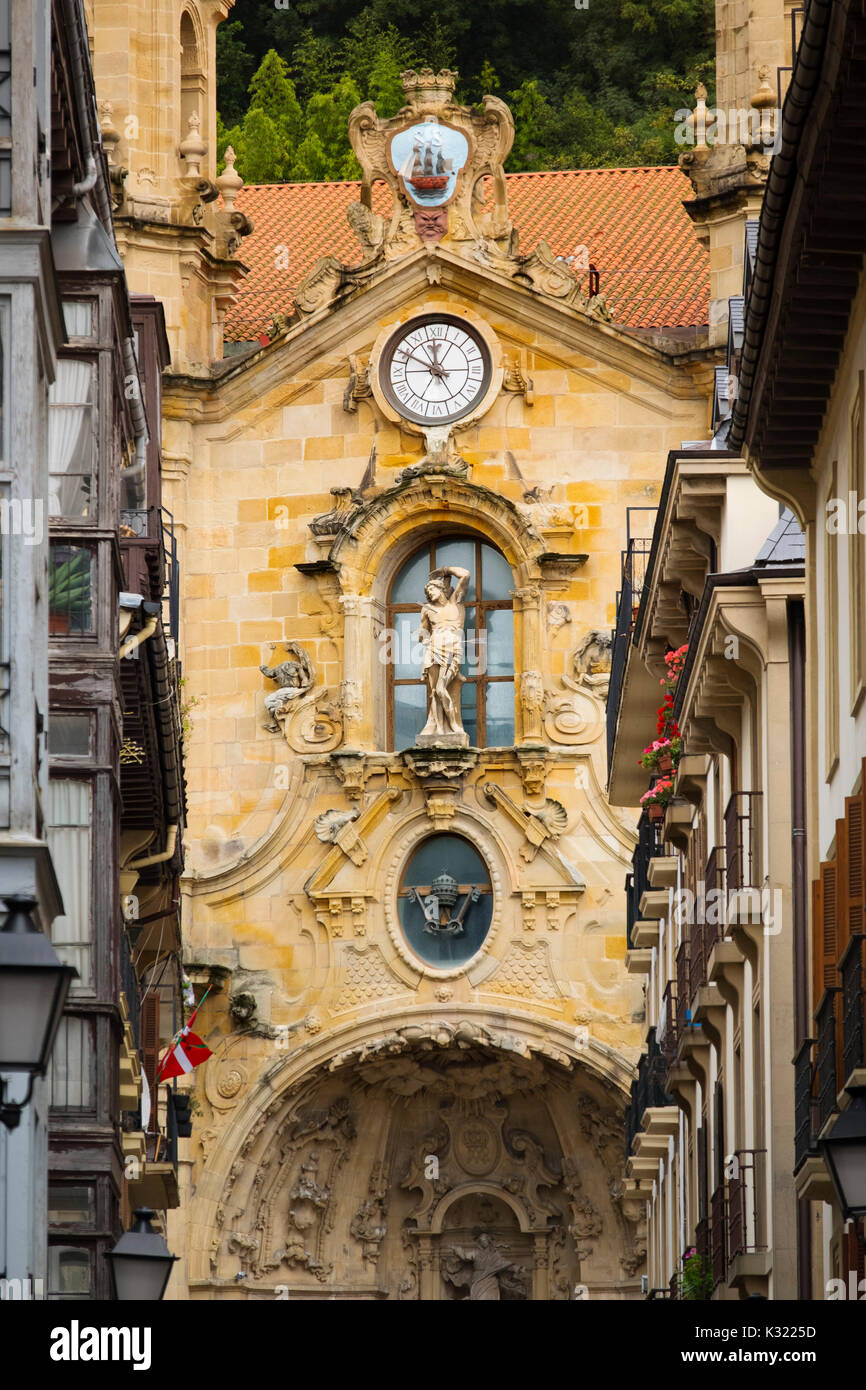 Santa María del Coro Basilica church, Baroque style, Old Town, San ...