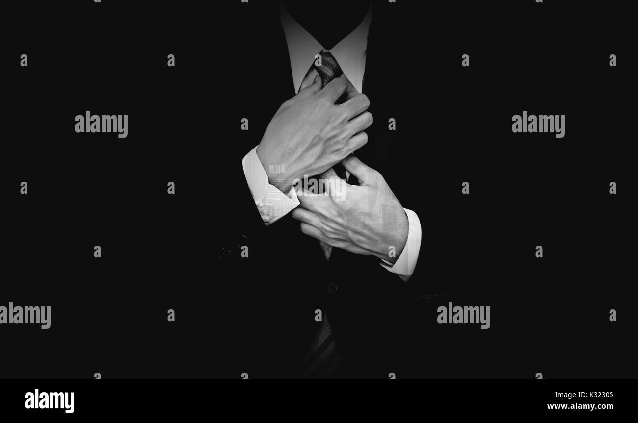 Suit employee Black and White Stock Photos & Images - Alamy