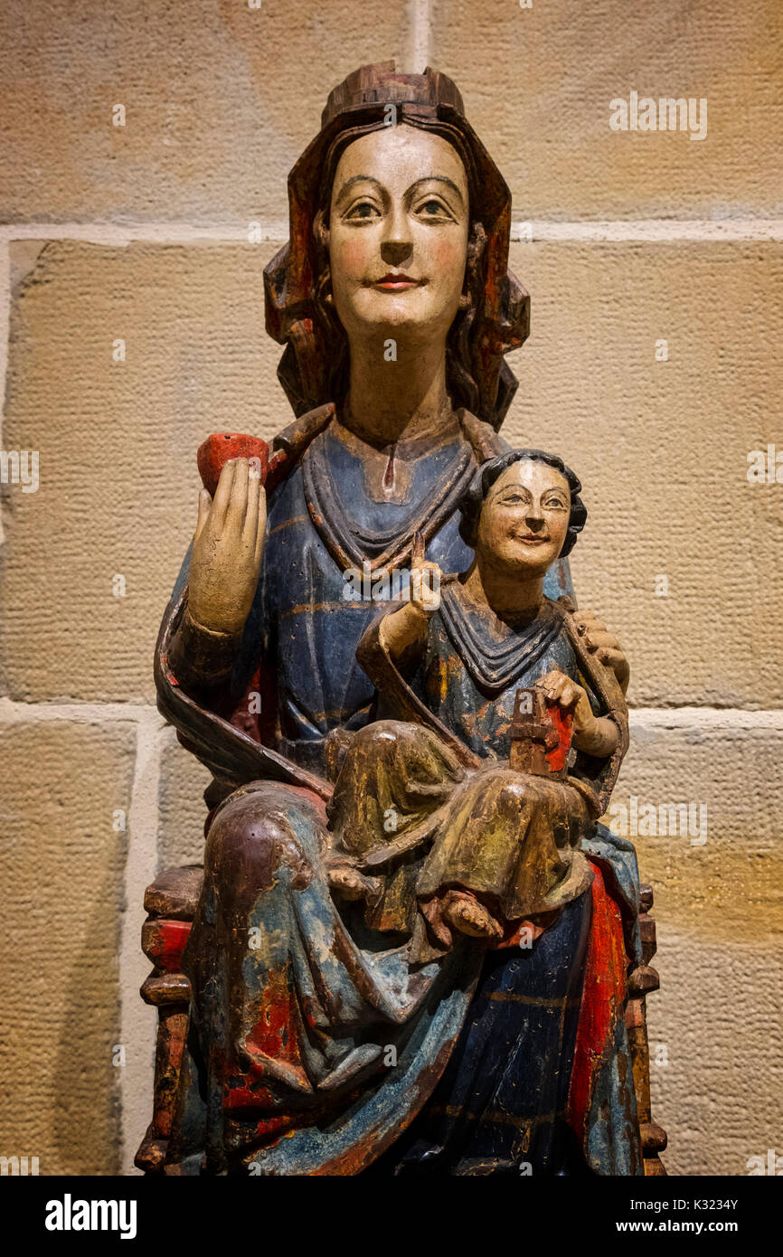 Museo Diocesano. Santa María del Coro Basilica church, Baroque style ...