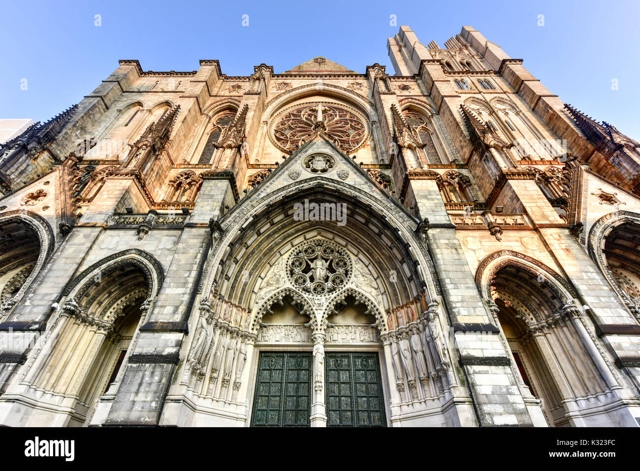 Cathedral of St. John the Divine, head church of Episcopal Diocese of New York Stock Photo - Alamy