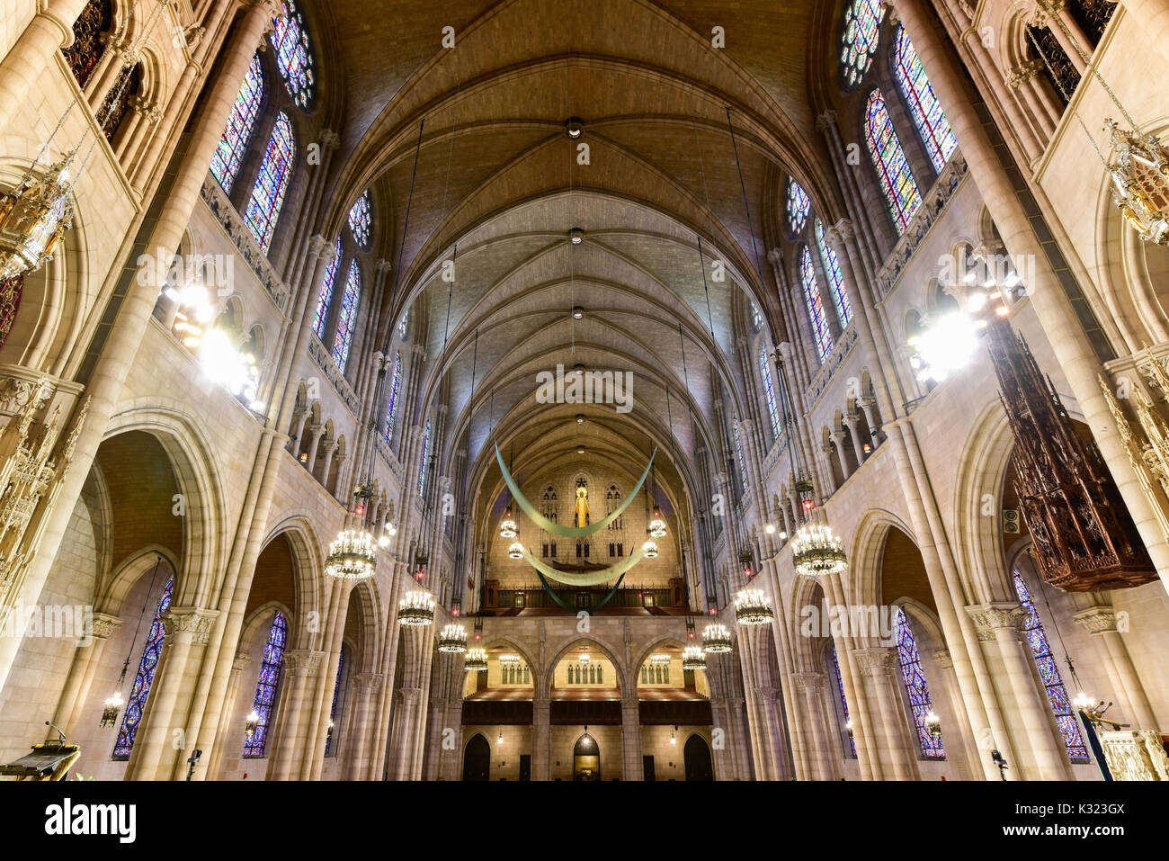 Riverside Church of New York City, USA. Riverside Church is a Christian ...