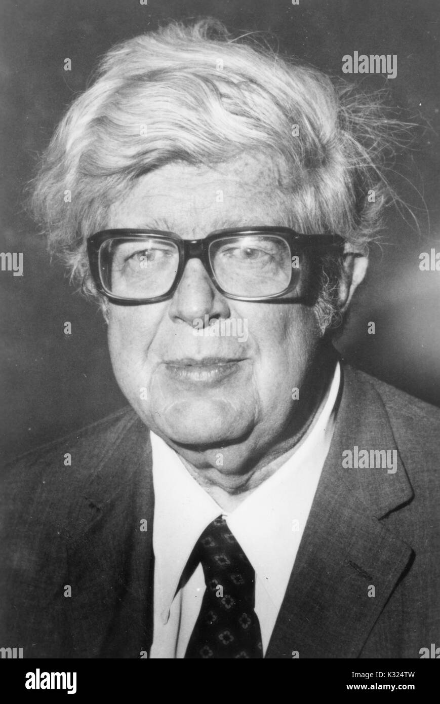 Portrait of George Reedy, journalist and White House Press Secretary ...