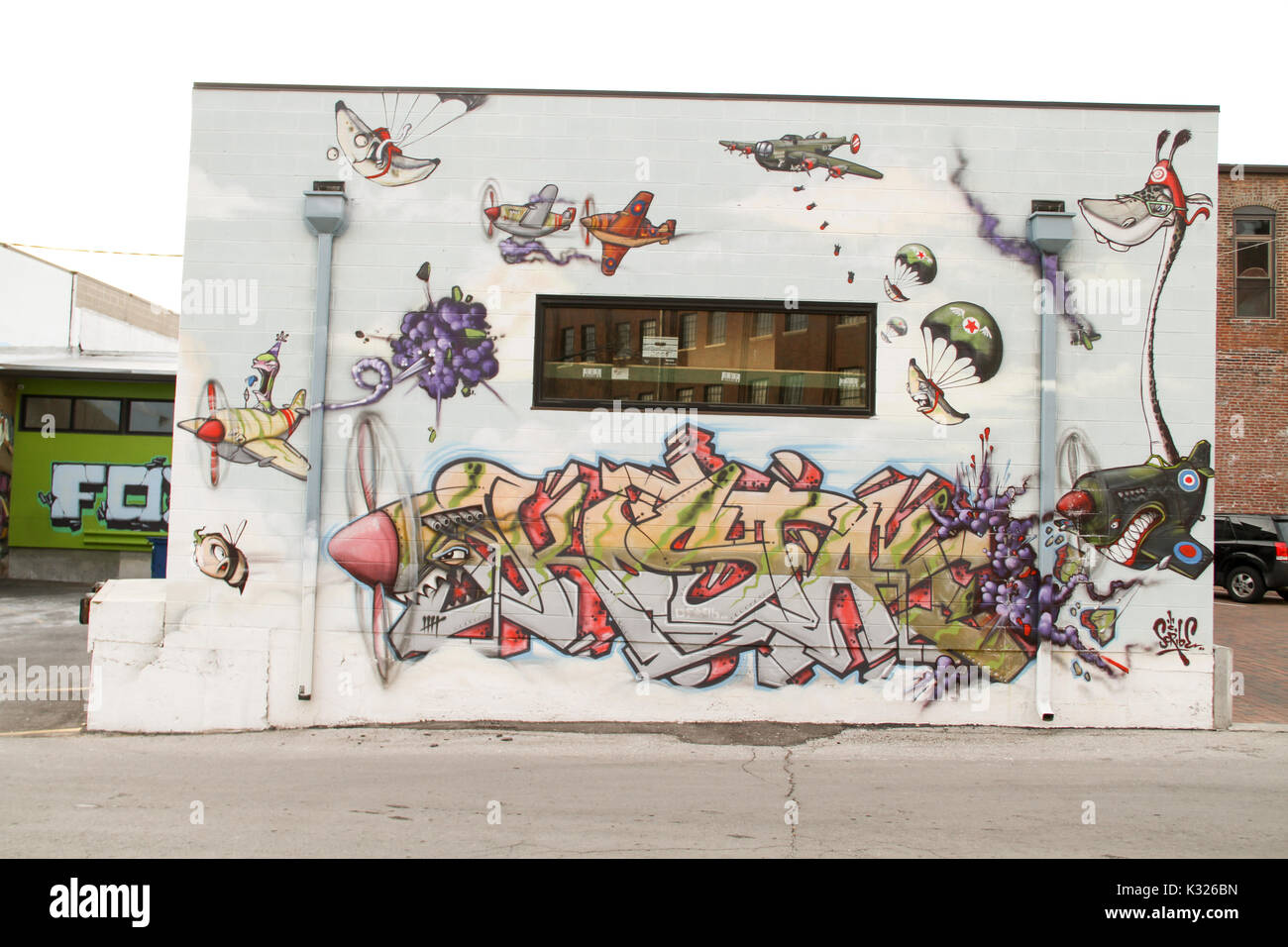 Awesome graffiti hi-res stock photography and images - Alamy