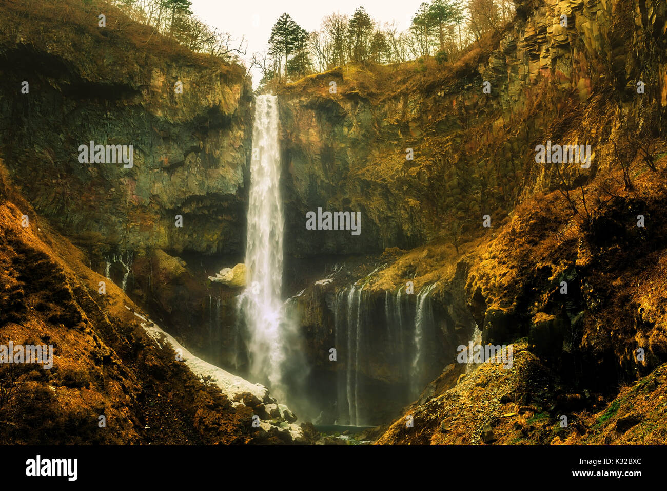 Kegon waterfall in Nikko, japan Stock Photo - Alamy