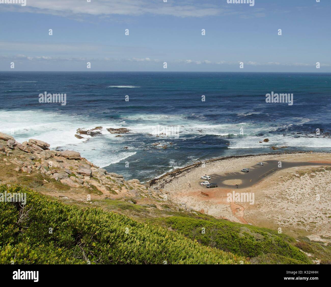 blue Atlantic coast, the Cape of Good Hope, South Africa, Cape Town ...