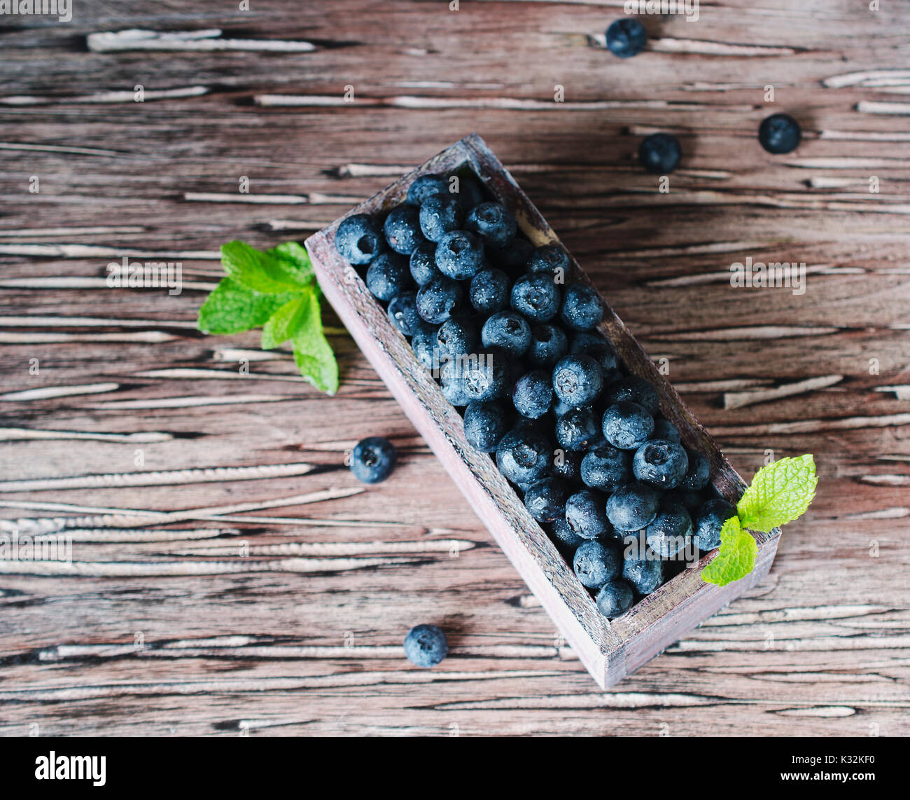 Blueberries In A Box High Resolution Stock Photography and Images - Alamy