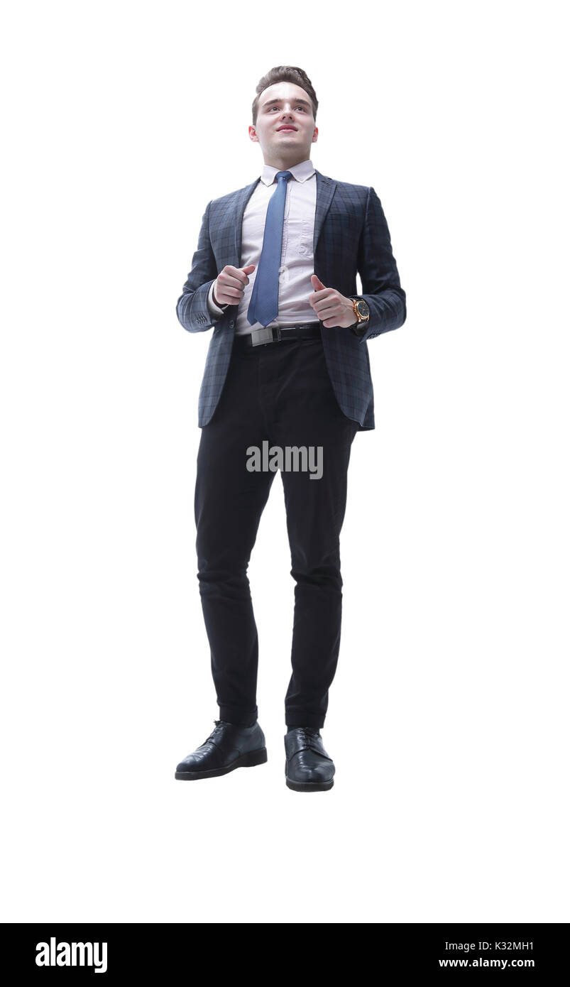 successful young man in a business suit Stock Photo - Alamy
