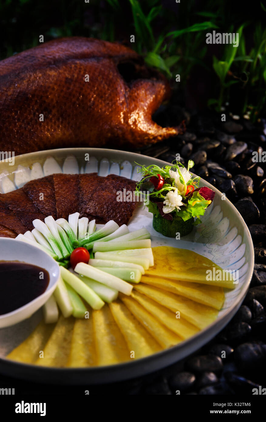 Chinese style Peking Duck served at a restaurant at the Dusit Thani ...