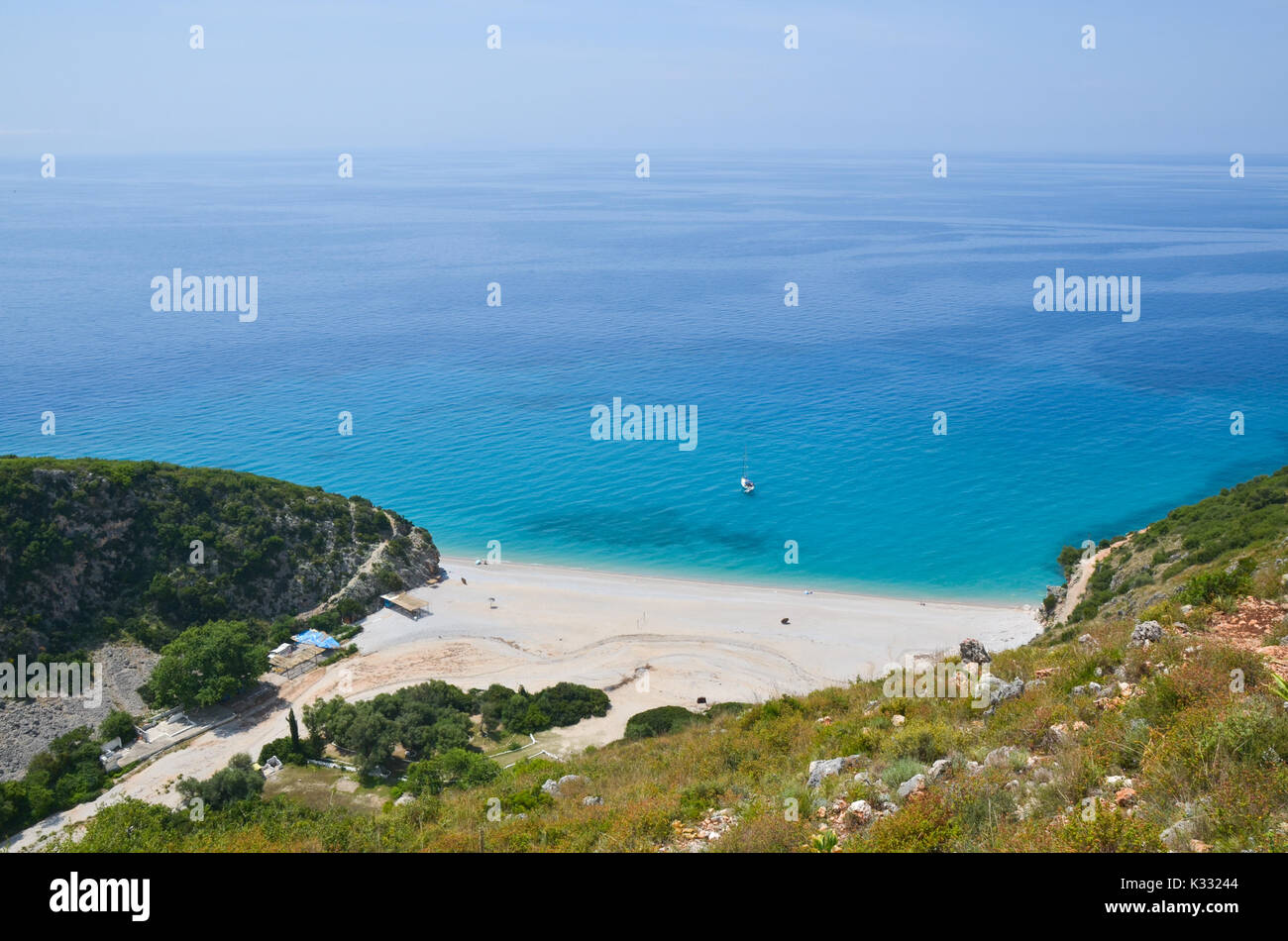 Gjipe beach, Albania Stock Photo - Alamy