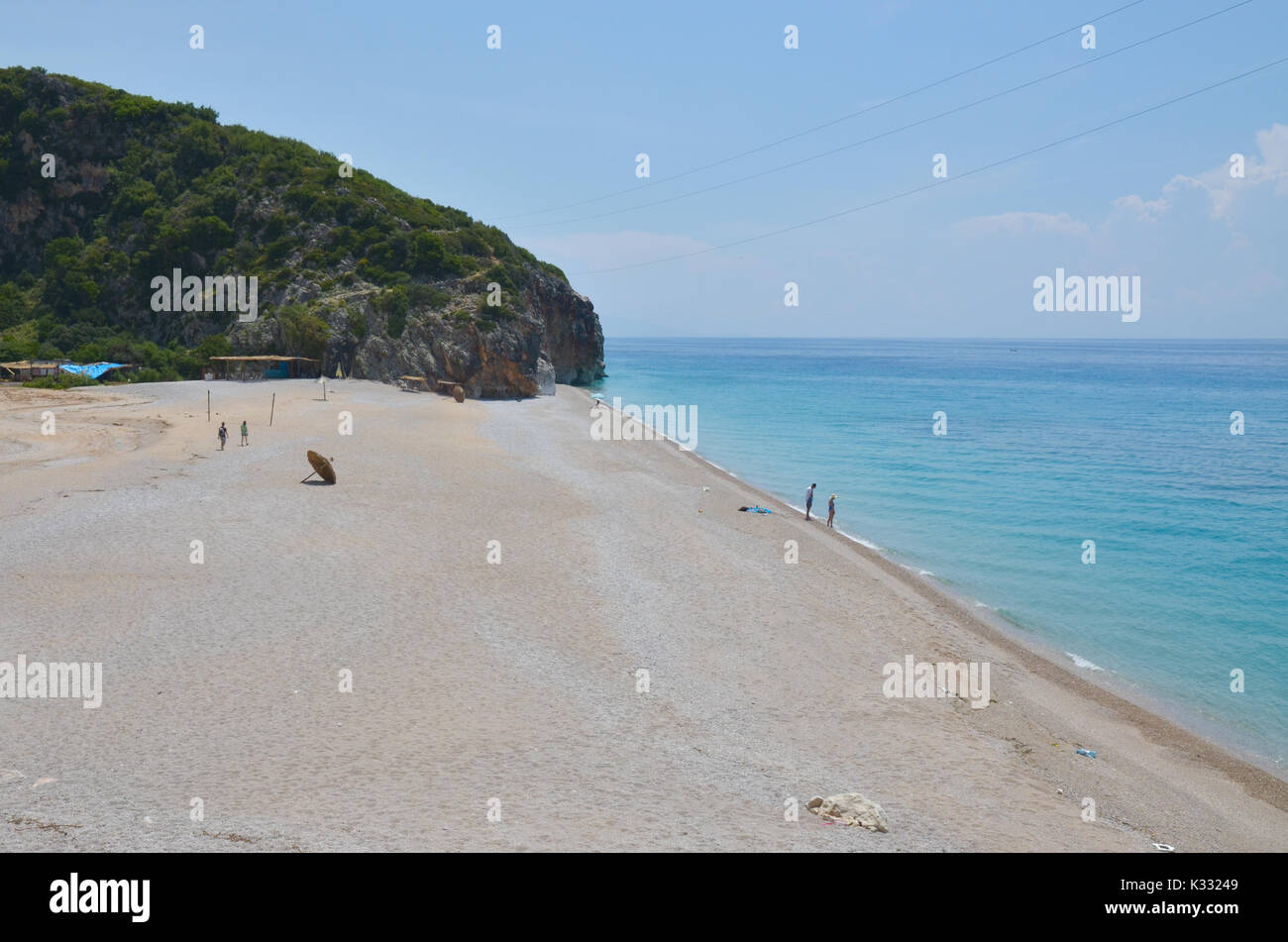 Gjipe beach, Albania Stock Photo - Alamy