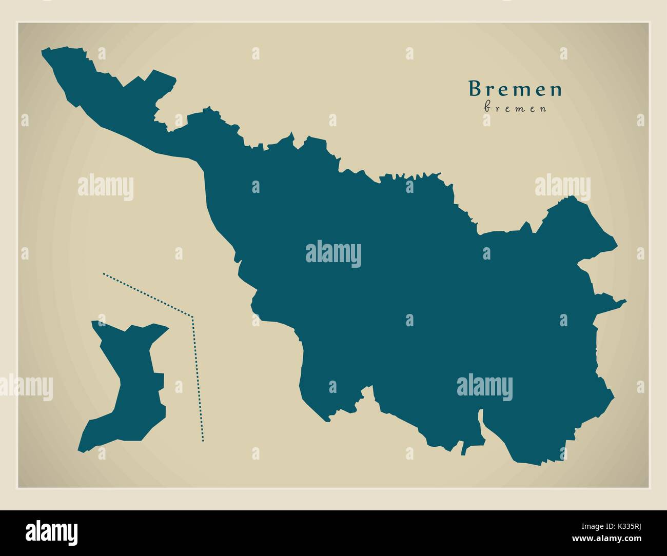 Map of new bremen Stock Vector Images - Alamy