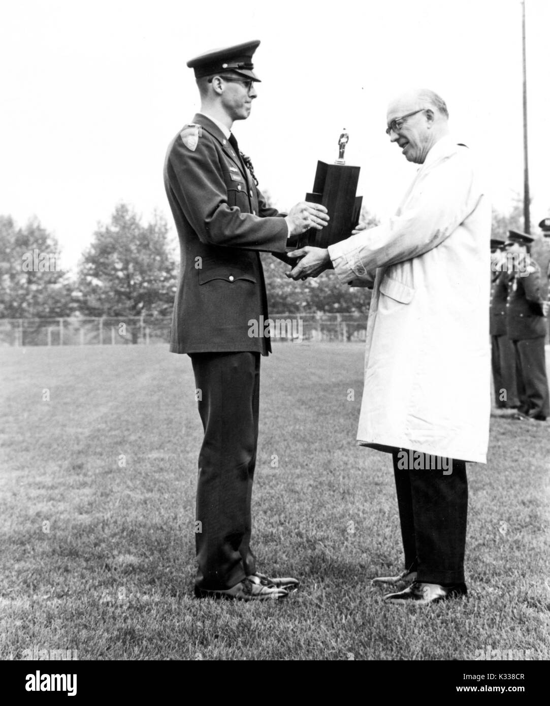 Vintage field glasses Black and White Stock Photos & Images - Alamy