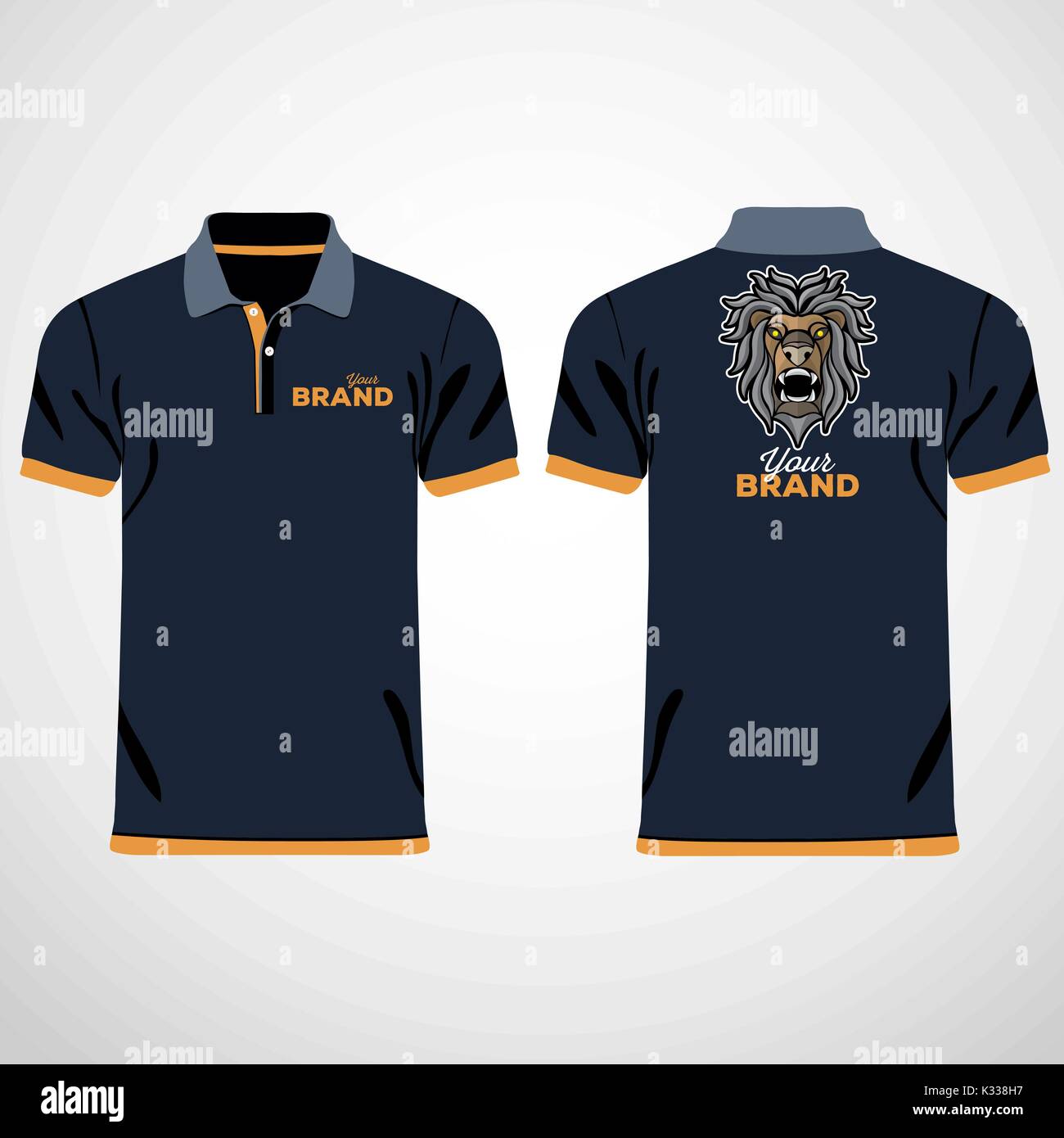 Lion logo clothing Stock Vector Images - Alamy