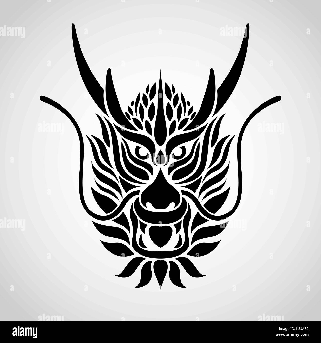 China lion art Stock Vector Images - Alamy