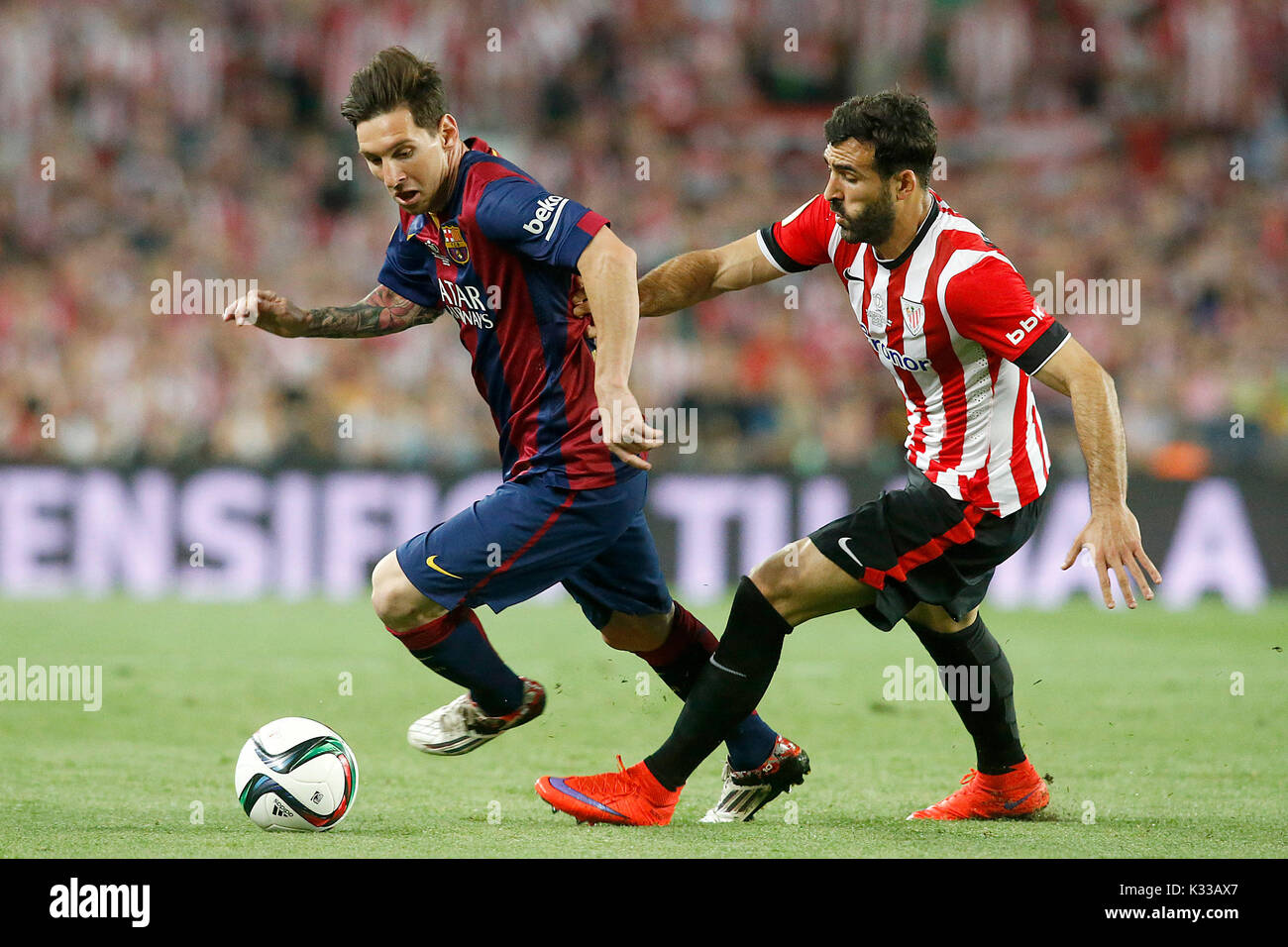 FC Barcelona Leo Messi. The Argentine player is a soccer star in Spain ...