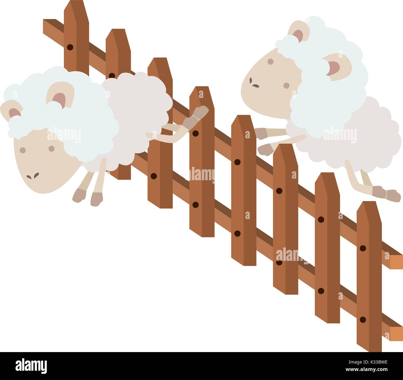Sheep jumping fence hi-res stock photography and images - Alamy