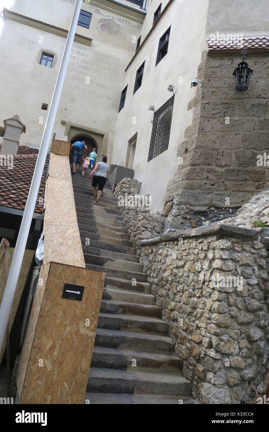 Bran castle entrance hi-res stock photography and images - Alamy