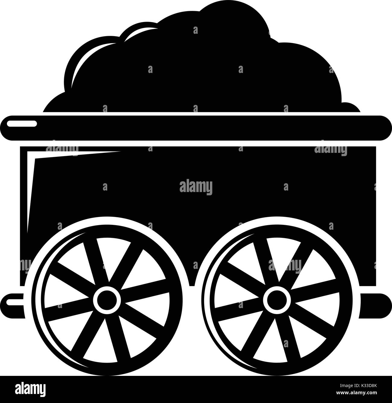 Train wagon icon , simple style Stock Vector Image & Art - Alamy