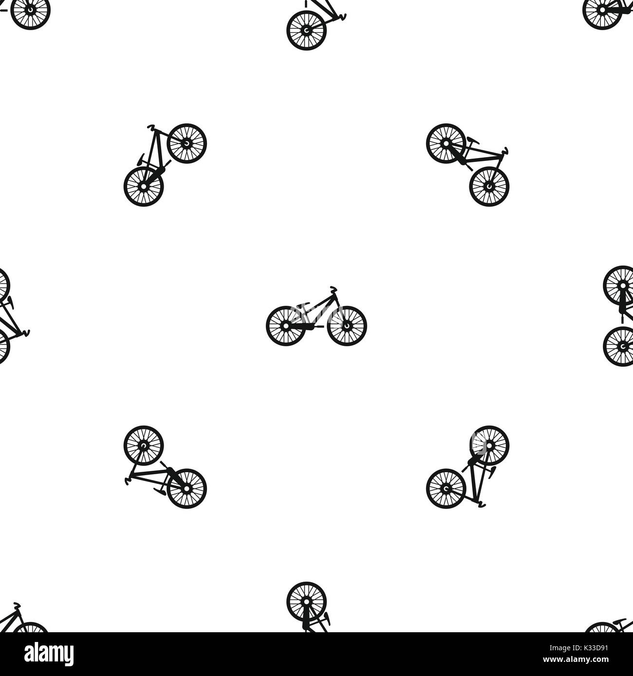Bike pattern seamless black Stock Vector Image & Art - Alamy