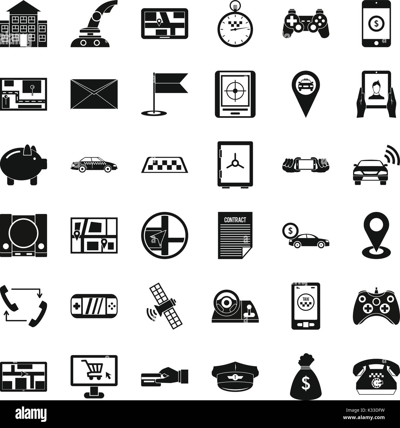 Robot email icon symbol Stock Vector Images - Alamy