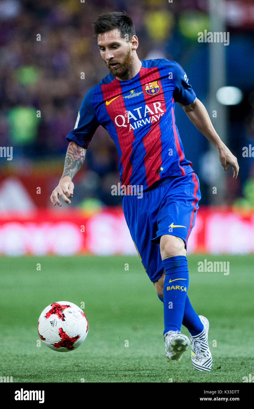 FC Barcelona Leo Messi. The Argentine player is a soccer star in Spain ...