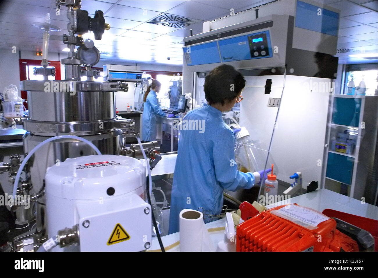 Opening of Amoeba laboratory, in Chassieu, France Stock Photo - Alamy