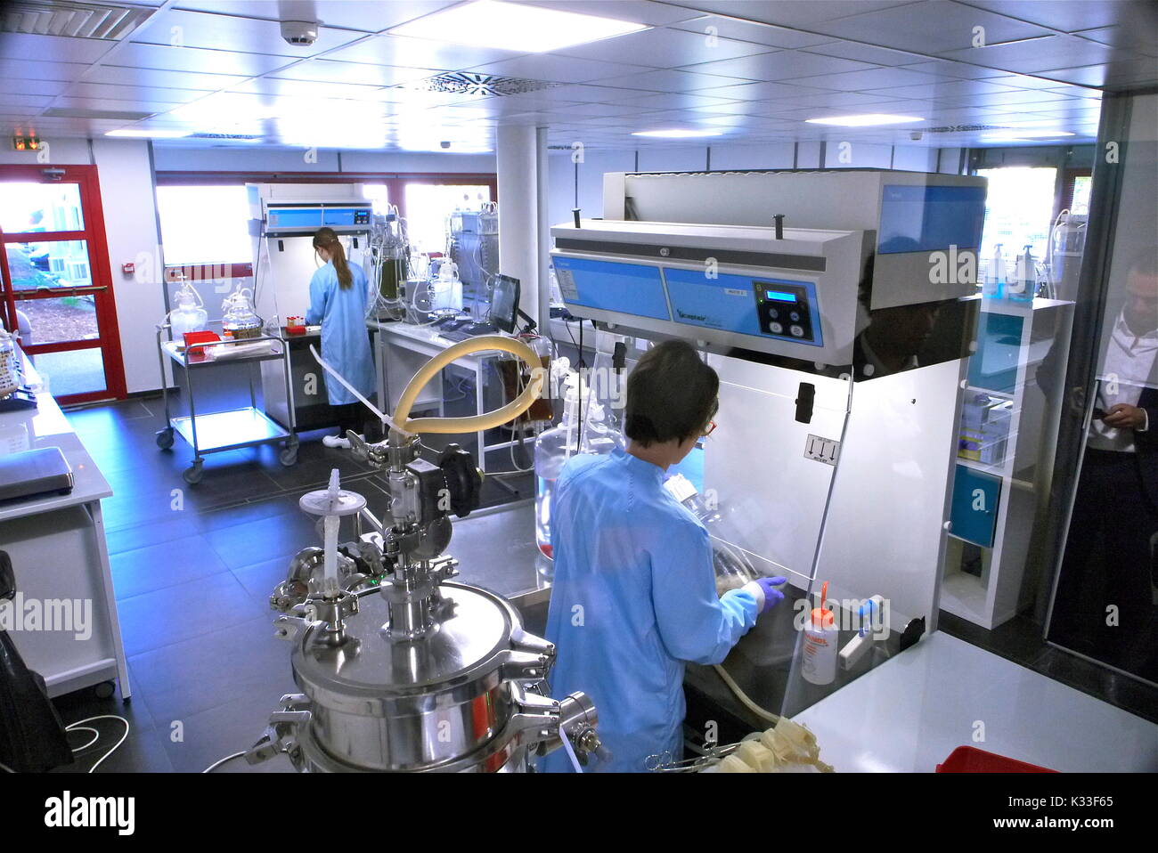 Opening of Amoeba laboratory, in Chassieu, France Stock Photo - Alamy