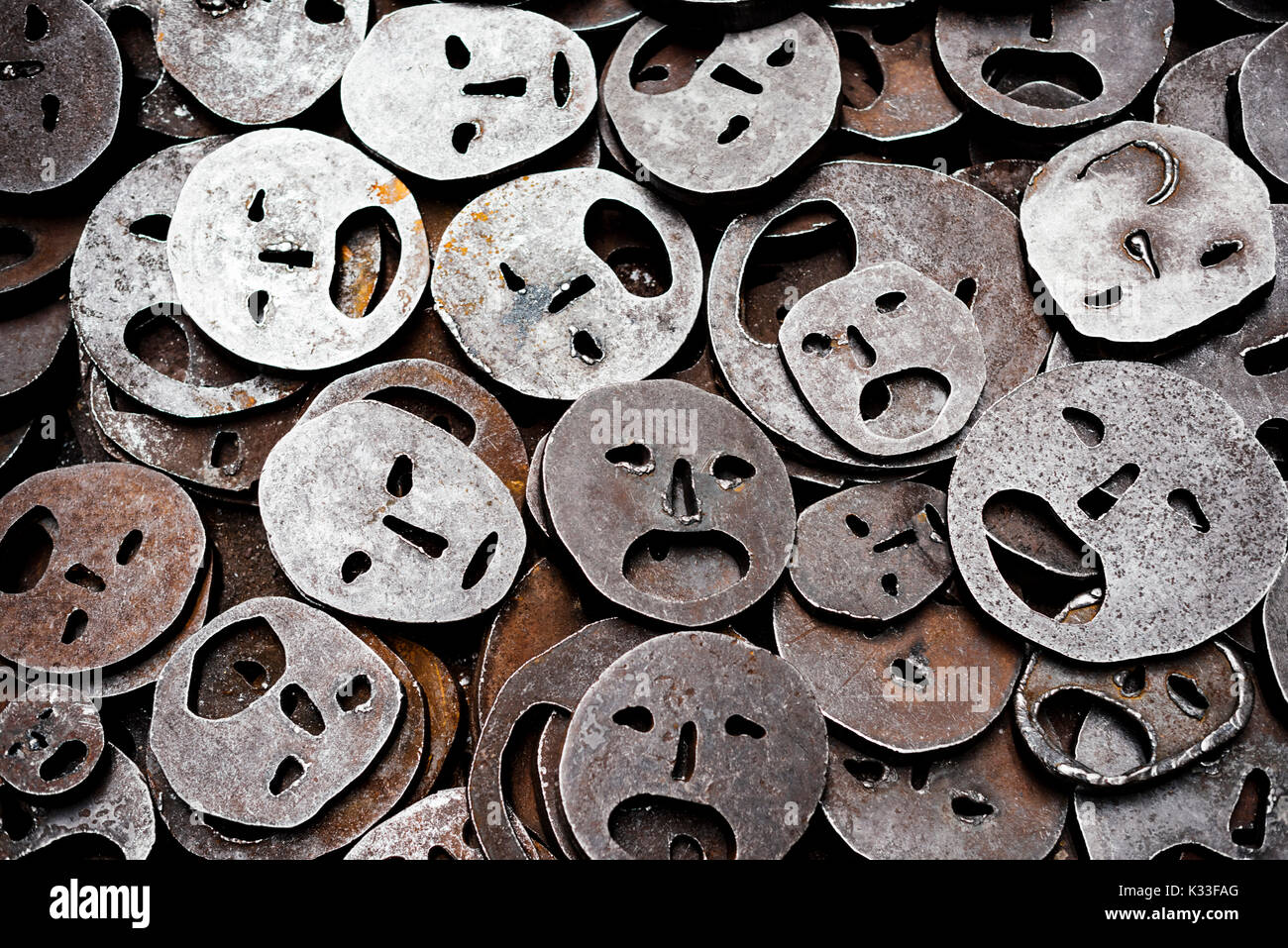 Shalechet (Fallen Leaves) installation at the Jewish Museum (Jüdisches ...