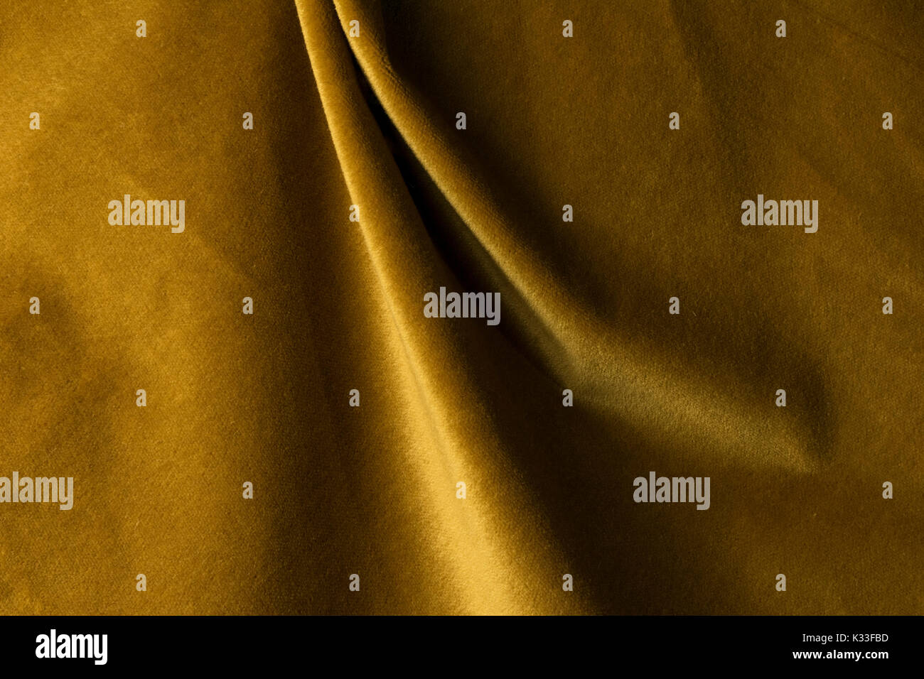 Golden angora goat velours fabric resembling velvet, mixed with natural ...