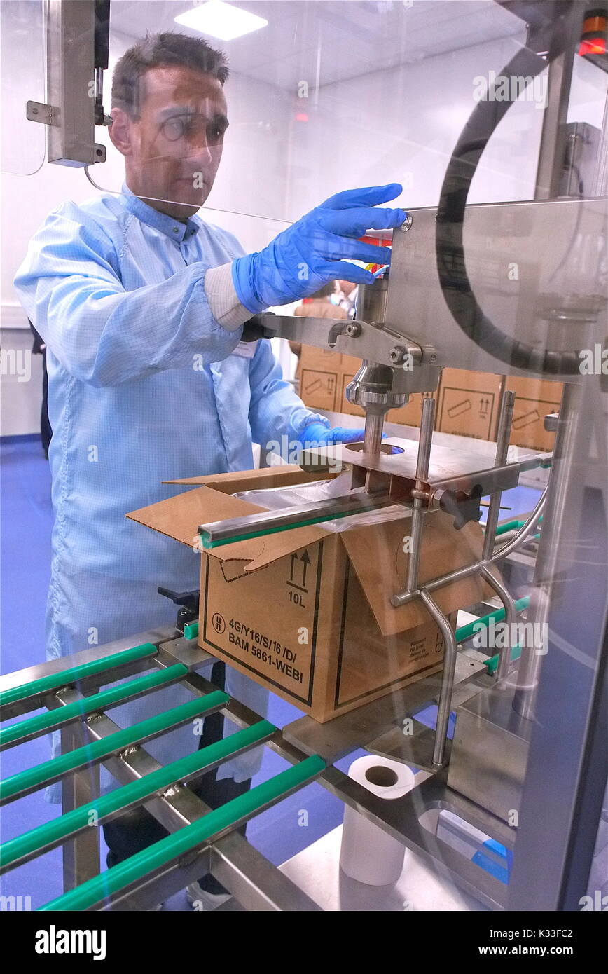 Opening of Amoeba laboratory, in Chassieu, France Stock Photo - Alamy