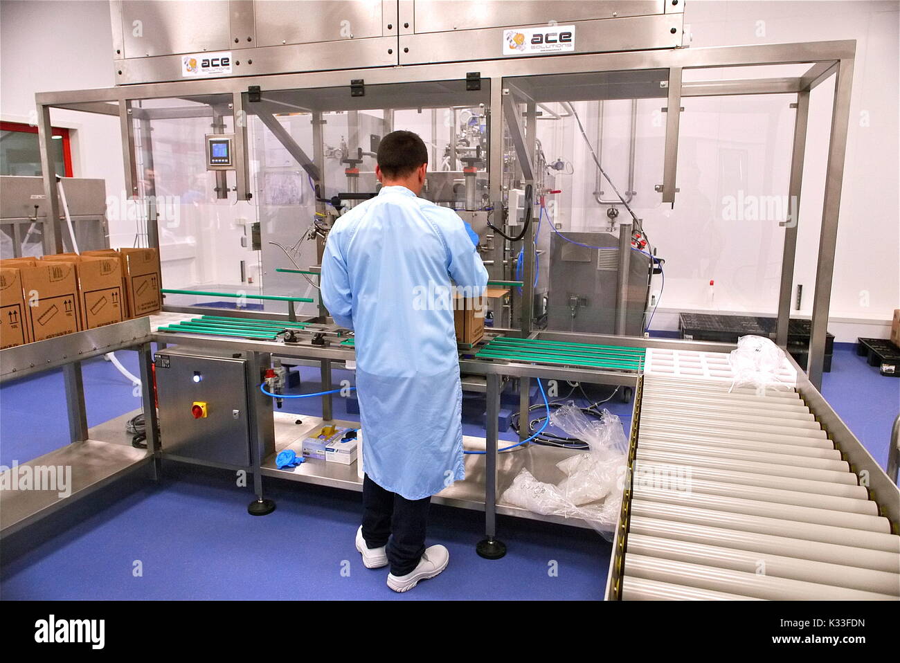 Opening of Amoeba laboratory, in Chassieu, France Stock Photo - Alamy
