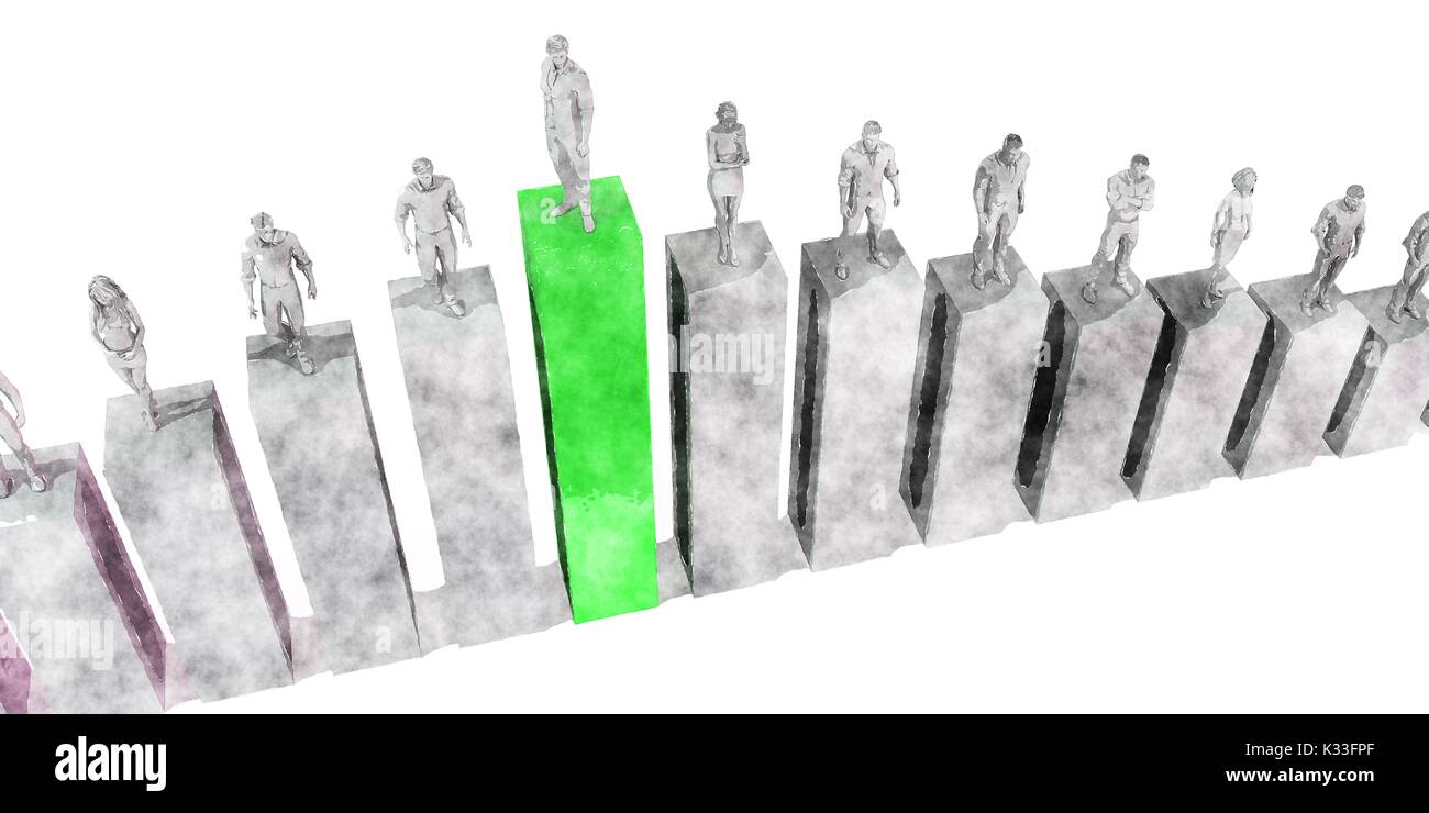 Business Pioneer and Market Industry Leader as a Concept Stock Photo ...